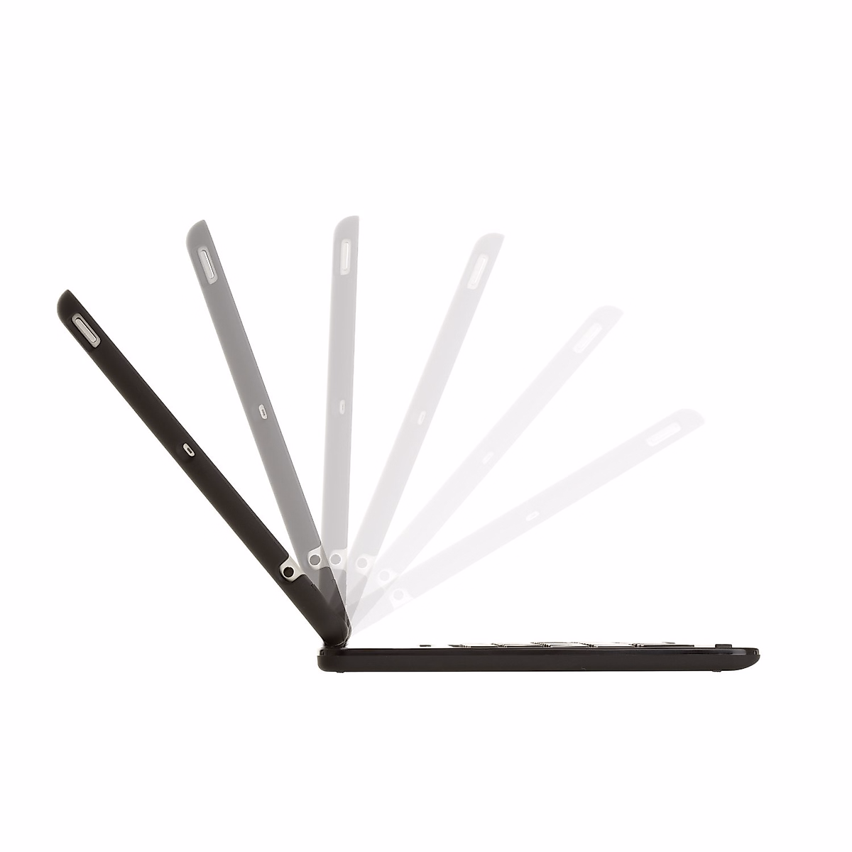 LENRICH iPad pro 12.9 case with Keyboard 2017 2nd 2015 1st Generation, 360 Rotatable Wireless Folio 180 Swivel Stand Hard Cover Auto Sleep Wake up