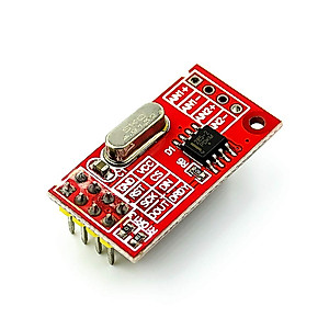 Taidacent 2PCS TM7705 AD7705 Dual 16 bit ADC Data Acquisition Module Input Gain Programmable SPI Interface