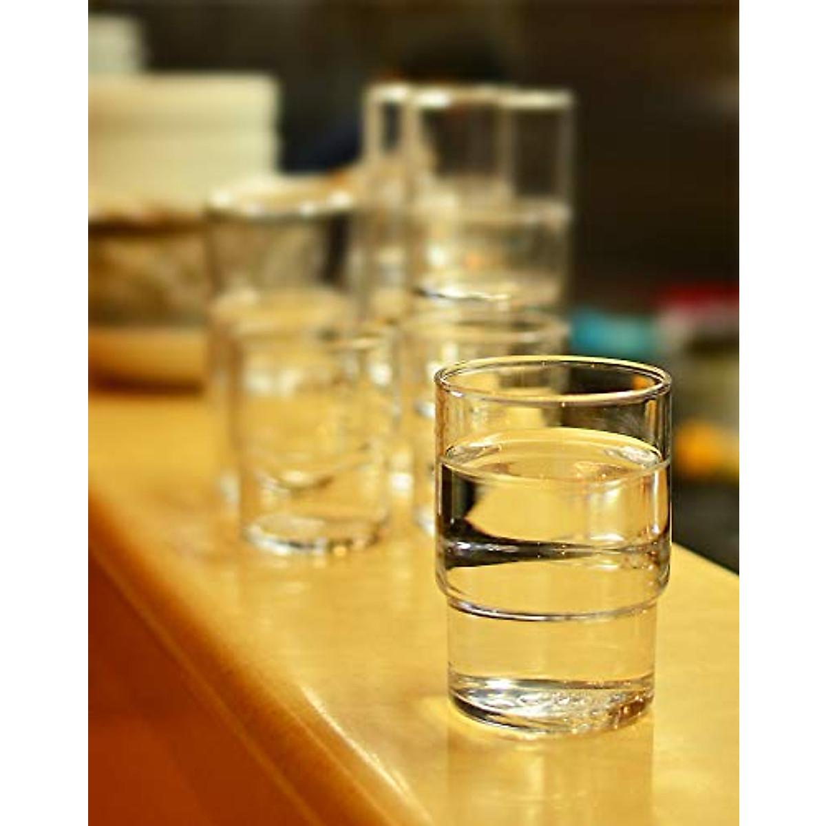 Toyo Sasaki Glass 00346HS Tumbler Glass, HS Stack Tumbler, Father's Day, 8.5 fl oz (250 ml), 6 Stacks, Made in Japan, Dishwasher Safe, Shatter-Resistant, Tumbler, Glass, Cup