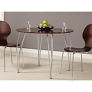 DHP Bentwood Round Dining Table Top.Legs sold seperately, Espresso Brown, Medium