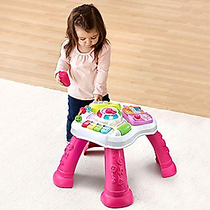 VTech Sit-To-Stand Learn and Discover Table, Pink