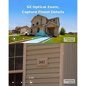 REOLINK 8MP PoE Home Security Camera RLC-810A with Smart Human/Vehicle/Pet Detection,Timelapse,100ft Night Vision,and RLC-811A with 123° FoV, 5X Optical Zoom for Outdoor Usage