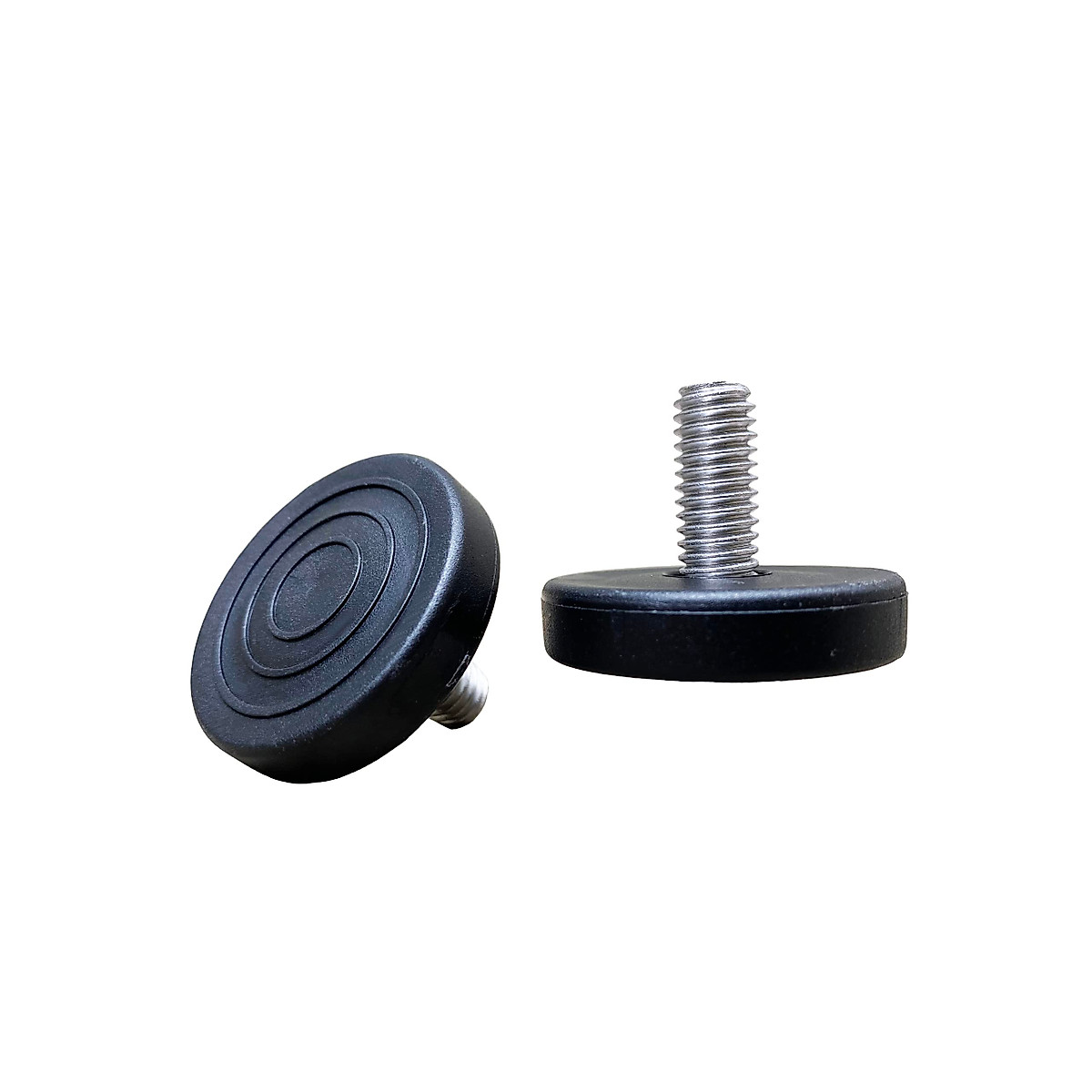 SINGTAN #304 Stainless Steel Furniture Levelers-Pack of 4 | Furniture Feet,Heavy Duty Adjusting Foot Adjustable Furniture Legs | Table Levelers | Chair Levelers,3/8"-16 Threaded Bolt, Thread Pitch:16