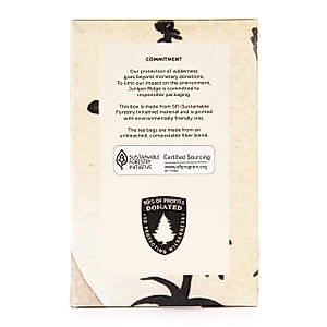 Juniper Ridge White Sage & Wild Mint Botanical Tea - Earthy, Herbal, & Bright Mint Notes - Vegan, Caffeine Free & Gluten Free - 20 Unbleached Teabags