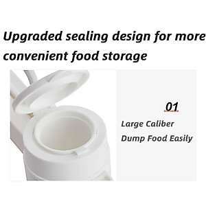 SEPSUMMER Food Sealing Clips, 6.7''Food Bag Clips with Pour Spouts, Bag Fresh-Keeping Clamp Sealer for Kitchen, Food Moisture-Proof Discharge Spout Plastic Bag Clip Kitchen Tools (3)