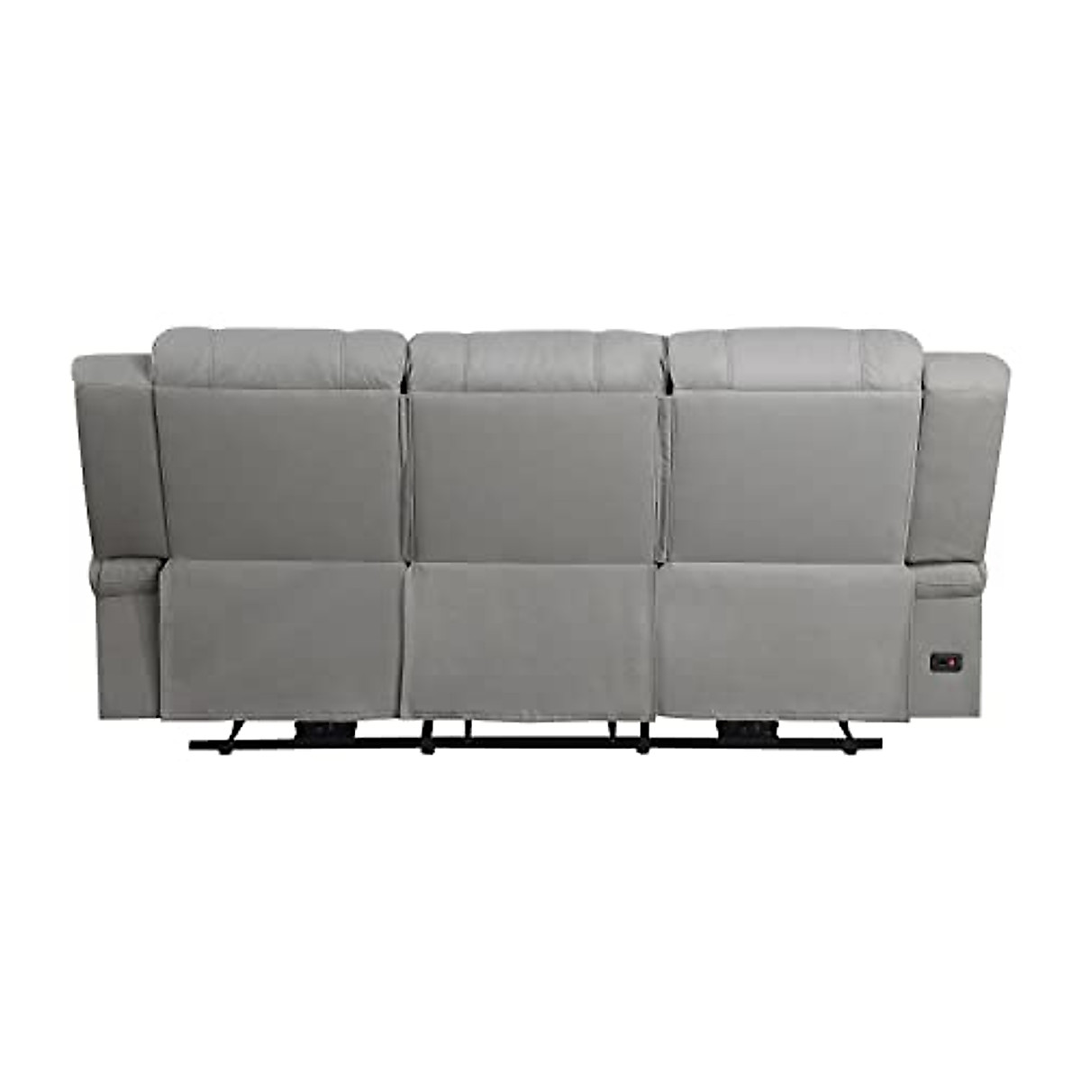 Lexicon Landwood Power Double Reclining Sofa, Gray
