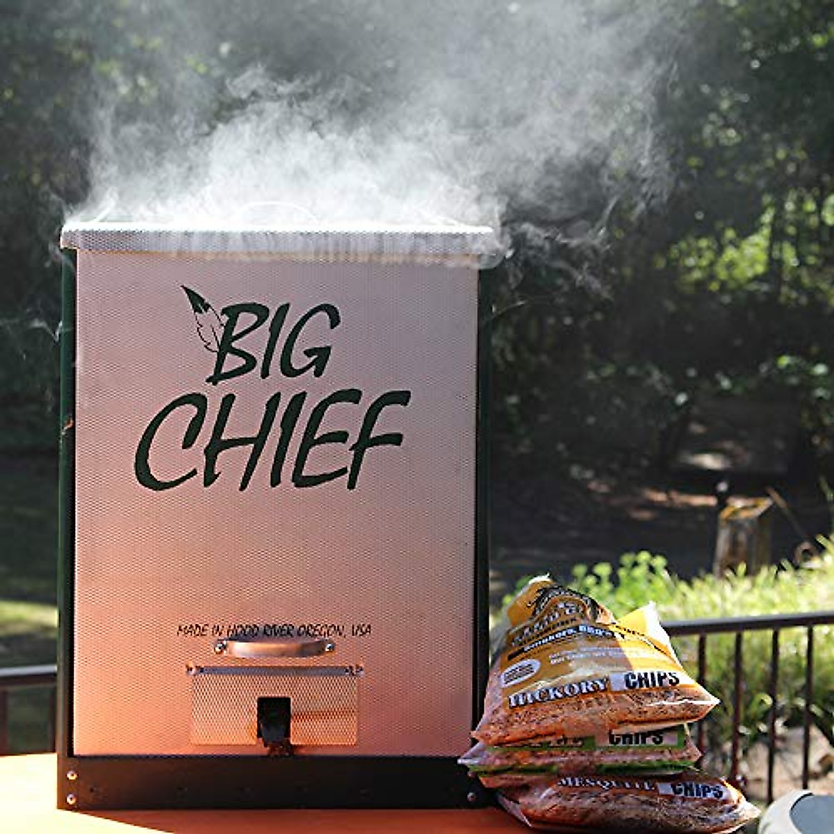 Smokehouse Products Big Chief Front Load Smoker , Silver , Large