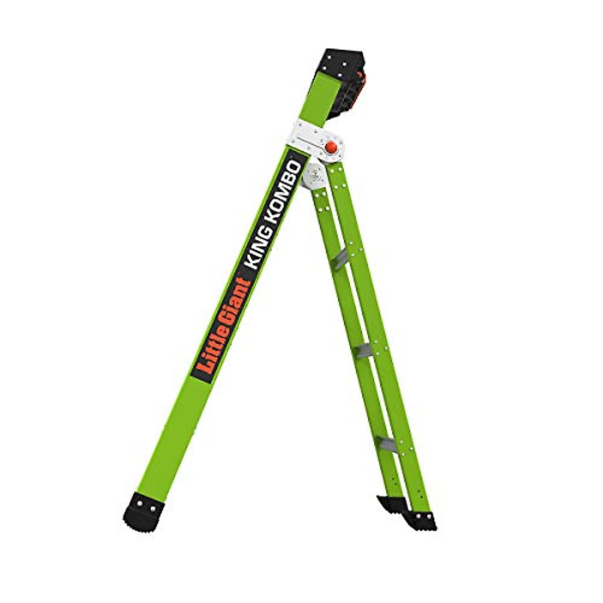 Little Giant Ladders, King Kombo, Professional, 5 Ft. A Frame, 8 Ft. Extension, Fiberglass, Type 1AA, 375 lbs Weight Rating, (13580-001)
