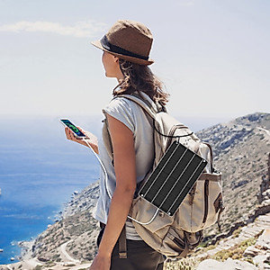 Mini 6W Solar Panels Chargers USB 5V Small Monocrystalline Power Emergency Panels IP67 Waterproof for Outdoor Security Camera Fans Flashlight Pond Air Bubbler Fish Tank Oxygen Pump