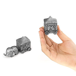 Mogoko Silver Tooth Holder, My First Tooth and Curl Keepsake Box Set, Baby Teeth Fairy Containter Gift Boxes for Child Kids