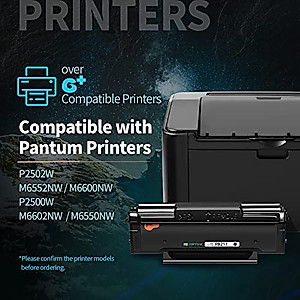 JINTUM Compatible PB-211 Toner Cartridge Replacement for Pantum PB-211 PB-211EV Toner Cartridge for Pantum P2502W M6552NW M6550NW M6602NW M6600NW P2500W Laser Printer (Black, 2Pack)