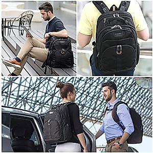 Everki Business 120 Large Professional 18.4-Inch Workstation or Gaming Laptop Backpack & Atlas Business Laptop Backpack, 13-Inch to 17.3-Inch Adjustable Compartment, Men or Women