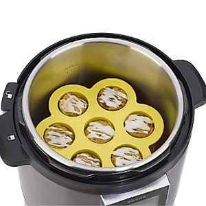 Zavor Silicone Egg Lover's Set | 2-pack Egg Bites Molds + Cooking/Egg Rack for Pressure Cookers, Instant & Stock Pots | BPA-free, Non-scratch Pressure Cooker Accessories Collection