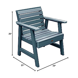 highwood Weatherly Garden Chair, Nantucket Blue