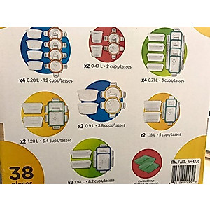 Snapware 38pc Plastic Food Storage Set