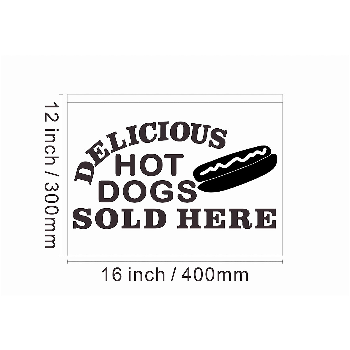 110250 Delicious Hot Dog Sold Here Fast Food Cafe Shop Decor Display LED Light Neon Sign (16" X 12", Green)