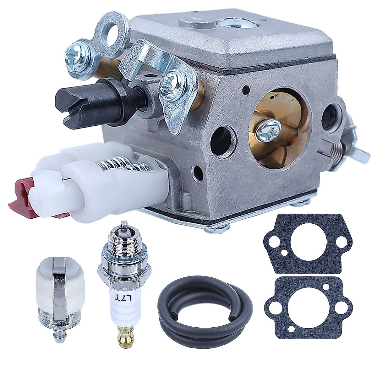 Adefol Carburetor Kit for Husqvarna 340 345 350 353 Chainsaw for Jonsered CS2141 CS2145 CS2147 CS2150 CS2152 Replaces ZAMA C3-EL18