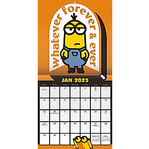 2023 Minions: The Rise of Gru Wall Calendar