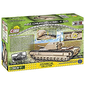 COBI Historical Collection A22 Churchill MK. II (CS) Tank, Beige