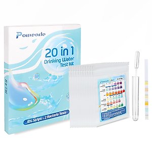 16 in 1 Drinking Water Test Kit, 110 Water Test Strips, Well and Tap Water, Aquariums, Swimming Pools, A Lot of Detection Content