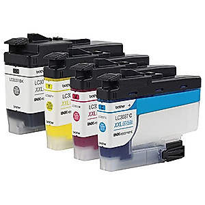 Brother® LC3037 Genuine High-Yield Multi-Pack Ink, Black/Cyan/Magenta/Yellow, Pack Of 4 Cartridges, LC30374PKS