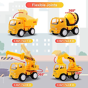 Nicmore Kids Toys Car for Boys: Toddler Toy Trucks for 2 3 4 5 6 Year Old Boys Girls | 5 in 1 Carrier Vehicle Construction Toys Bundle with City Transporter Toy Cars Gifts