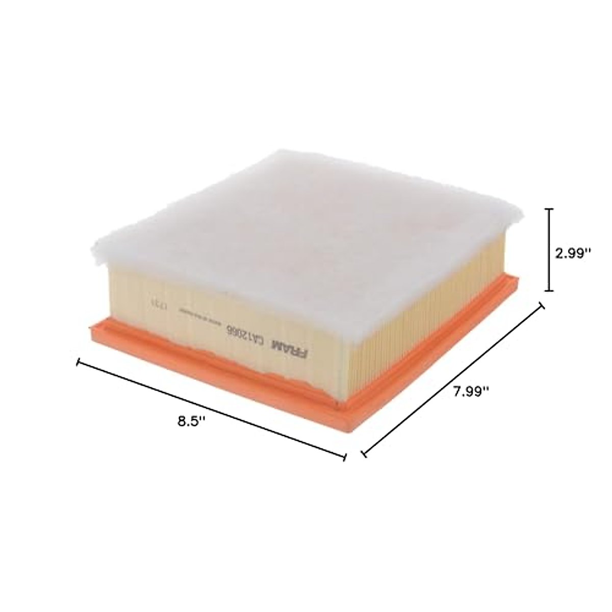 FRAM Extra Guard Engine Air Filter Replacement, Easy Install w/Advanced Engine Protection and Optimal Performance, CA12066 for Select Fiat and Jeep Vehicles