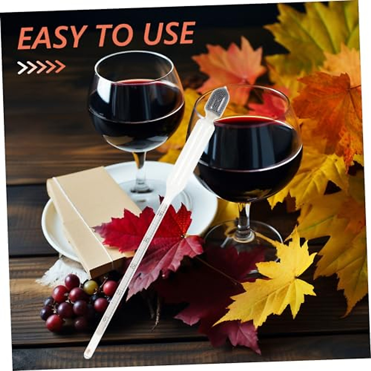 VILLFUL 3pcs Sugar Meter Hydrometer Beer Scales Sugar Content Scale Measuring Wine Gauges Liquid Gauges Wine Scales Syrup Meter Maple Syrup Measurement Sweet Scales Iron Sand Transparent