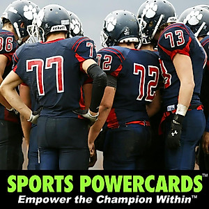 Play Strong Thanks Football Coach You're Awesome 3-Pack (5x7) Greeting Thank You Cards Set Perfect for Youth Sports Football Players, Teams, Coaches, Family and Fans - Your Coaches Will Love 'Em!