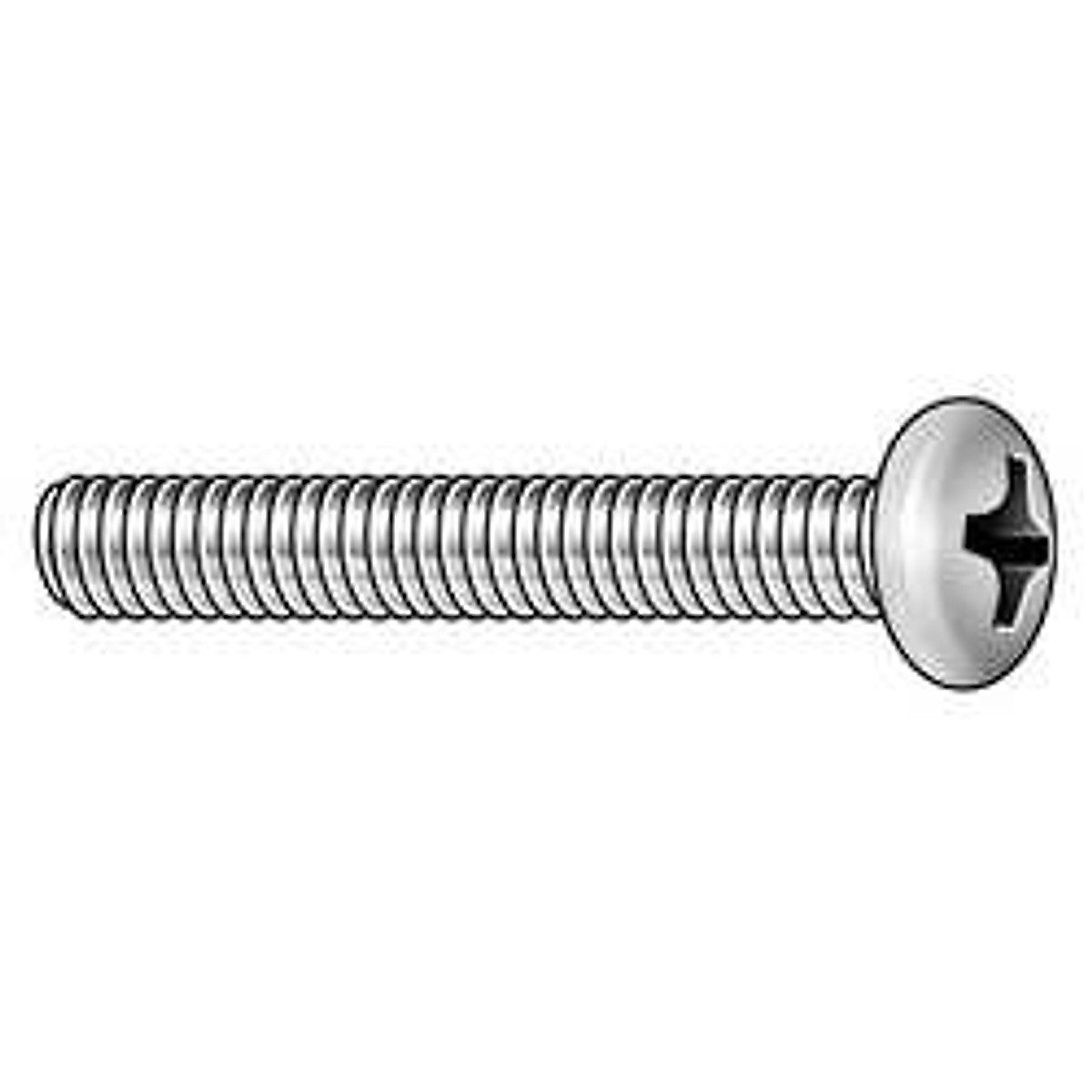 M4-0.7 x 30 mm. Pan Head Phillips Machine Screw, 25 pk.