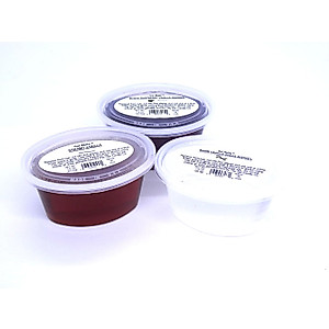 Harvest Set Of 3 Aroma Gel Melts™ BLACK RASPBERRY VANILA, CREAMY VANILLA, AND WARM VANILLA SUGAR Gel Wax For Warmers And Burners By The Gel Candle Company PEEL, MELT AND ENJOY