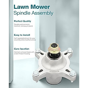SCITOO NEW Mower Spindle Spindle Assembly Replacement for Toro 117-0751, 117-7267, 117-7268, 117-7439, 121-0751; for Exmark 117-7268, 117-7439, 121-0751; for Stens 285-923 of 2 pcs