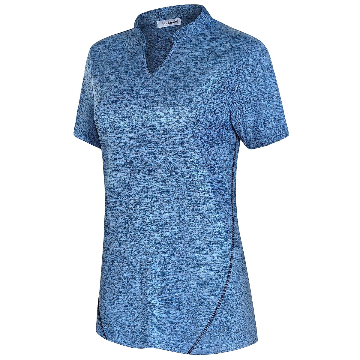 Vldnery Plus Size Athletic Tops for Women Golf Polo Shirts Moisture Wicking Workout Yoga Tshirt Tennis 2XL