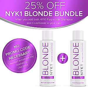 Purple Conditioner For Blonde Hair (500ml) SULFATE FREE Blue Conditioner Toner For Blonde Hair Bleached Hair Grey Hair Platinum Blonde Conditioner - Silver Conditioner Blonde Purple Hair Conditioner