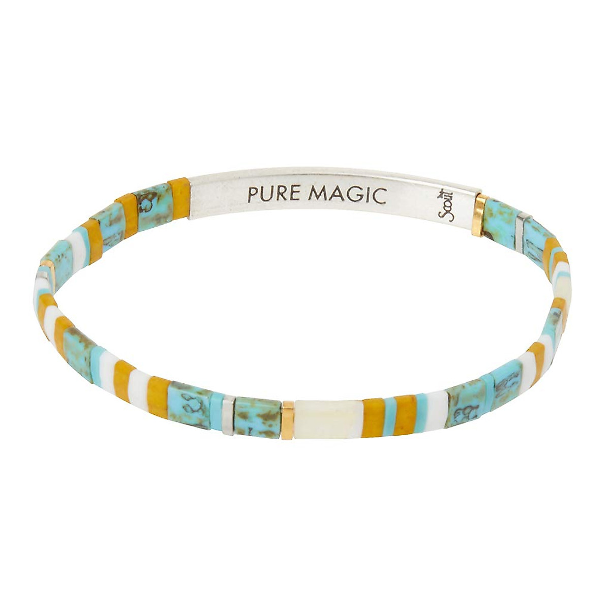 Scout Curated Wears - Good Karma Miuki Bracelet - Pure Magic - Turq/Silver