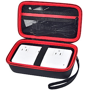 Hard Case for Bestek Universal Travel Adapter 220V to 110V Voltage Converter, Power Converters Organizer Storage Bag for USB Charging Sockets and Accessories - Black (Box Only)