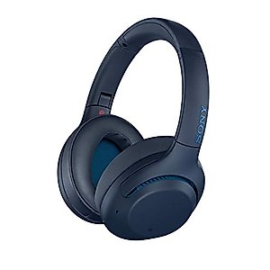 Sony Wireless Noise Canceling Extra Bass Headphones - Blue - WHXB900N/LC