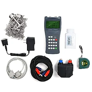 Portable Digital Ultrasonic Flow Meter, Professional TDS-100H Handheld Ultrasonic Flowmeter