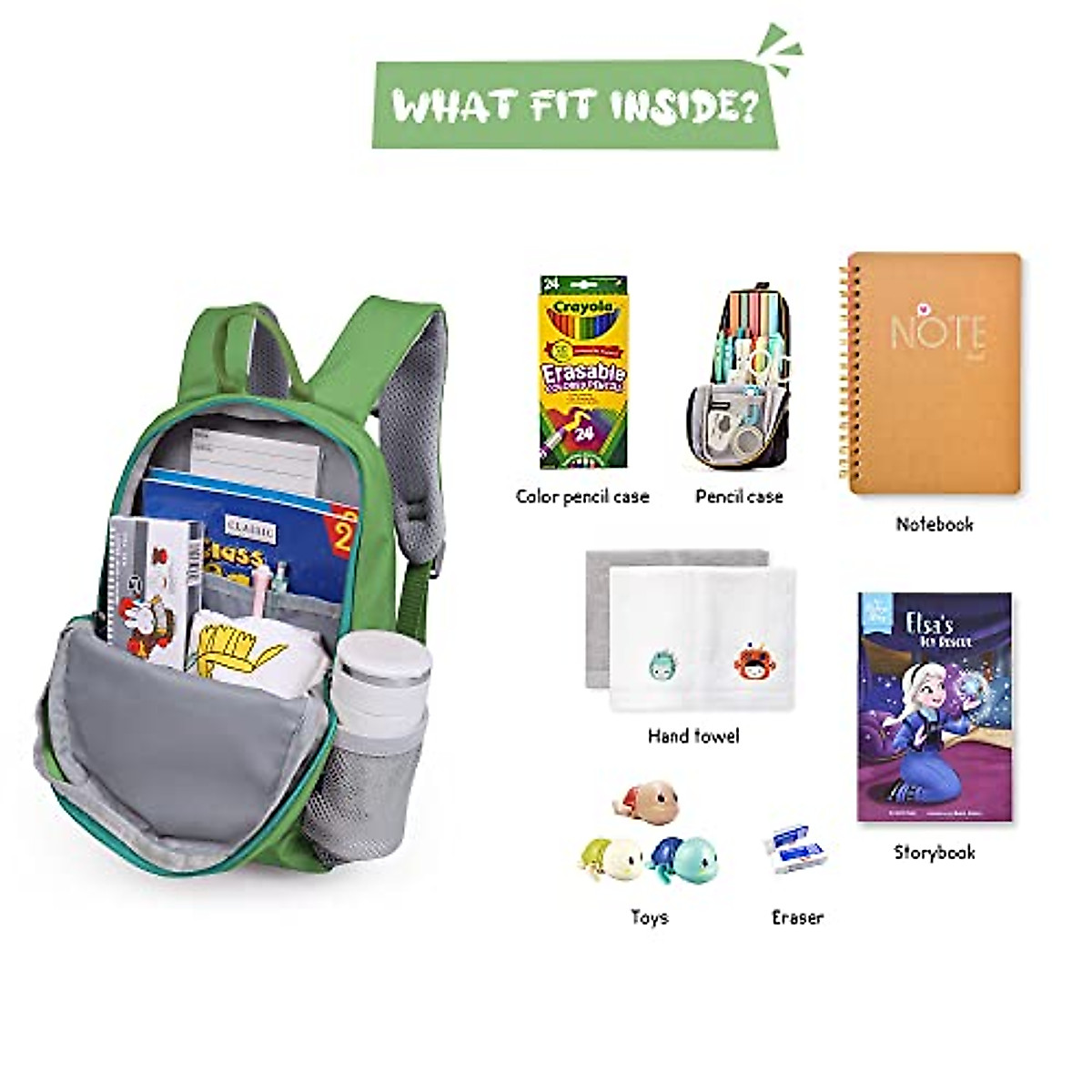 MOUNTAINTOP Kids Toddler Backpack for Boys Girls Preschool Kindergarten Bag