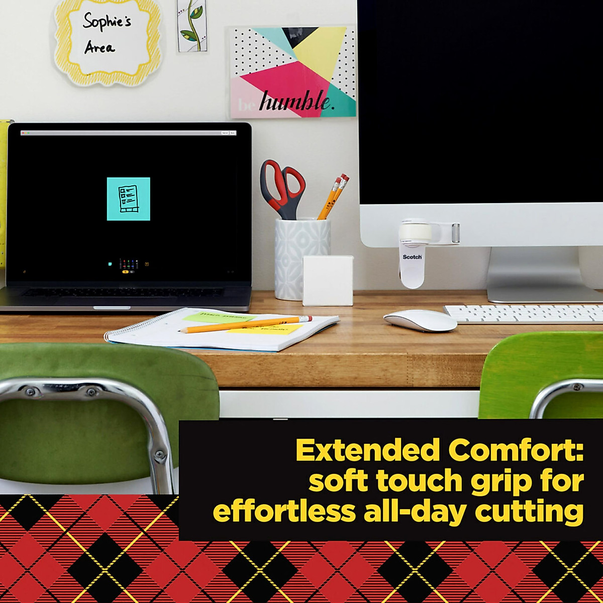 Scotch 8 Inch Precision Bent Scissors, Great for Everyday Use (1448B)