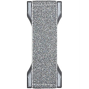 LoveHandle PRO Premium Phone Grip - Phone Strap - Magnetic Phone Mount and Kickstand for Smartphone and Tablet - Silver Glitter