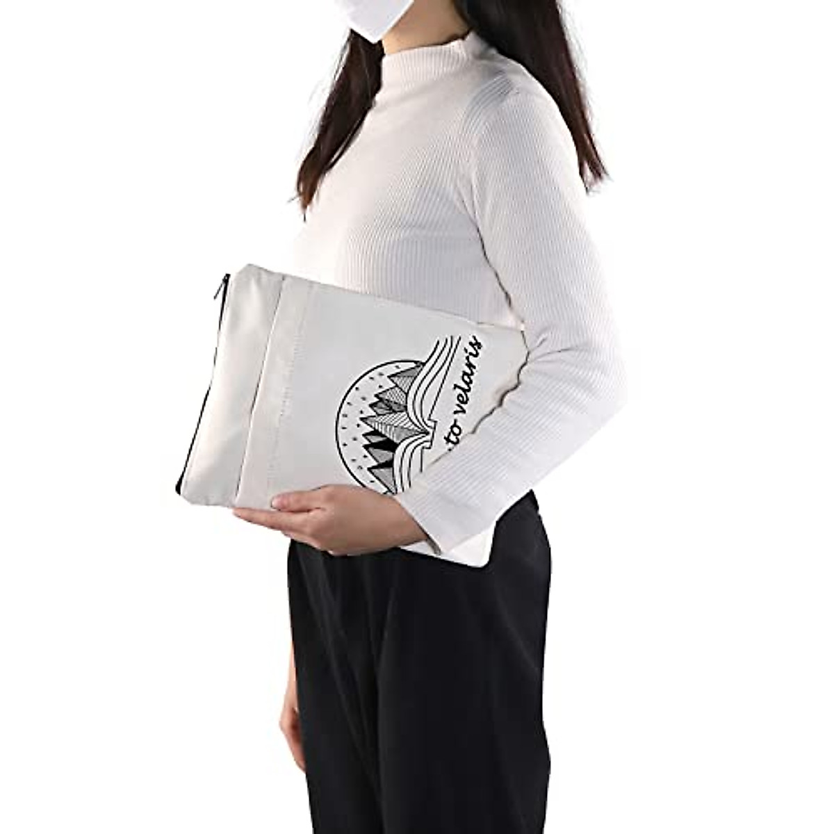 G2TUP Sarah J Maas Gift Take Me to Velaris Book Sleeve Acotar Velaris Book Covers Sarah J Maas Fan Gift Bookish Gift Zipper Book Protector (Take Me to Velaris BS)