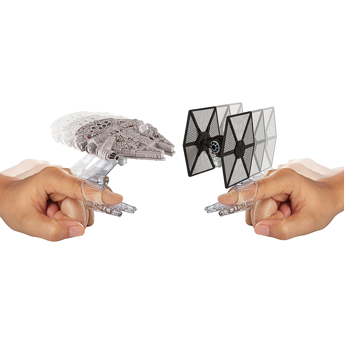 Hot Wheels Star Wars: The Force Awakens First Order TIE Fighter vs. Millennium Falcon Starship 2-Pack