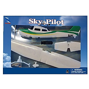 NewRay 1:42 Cessna 172 Skyhawk with Wheel Diecast Aircraft,
