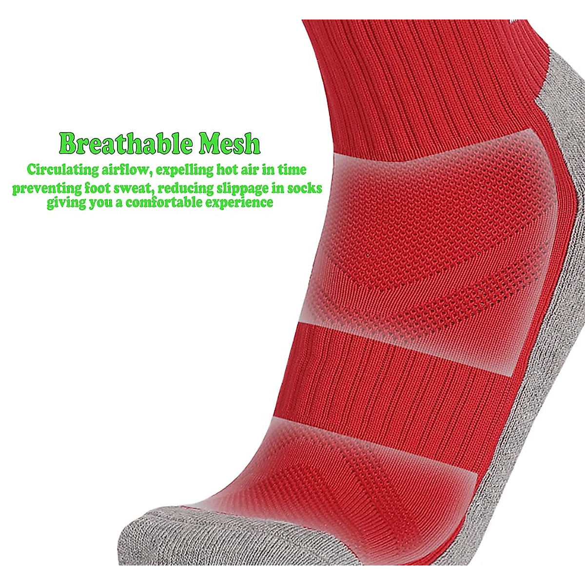 Anti-Skid Socks With Grips Non Slip Socks Ideal For Strenuous Exercise, Yoga, Pilates, Fall Prevention (2 Pairs Black)