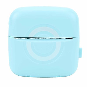 GOWENIC Pocket Printer, Inkless Portable Thermal Printer, BT Cordless Label Printer with APP for Notes Journal Memo Photo Study for Students (Sky Blue)