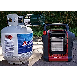 KOMAN Propane Refill Adapter for 1lb Propane Tanks ，Fill 1 Pound Bottles from 20lb Tank，Fits QCC1 / Type1 Propane Cylinder, 1lb Propane Tank Refill Adapter, Gas Cylinder Tank Coupler