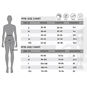 Cycorld Women's-Mountain-Bike-Shorts, Cycling Padded Biking Shorts with Pocket(Navy, Medium)