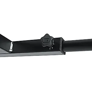 Gator Frameworks Keyboard and Audio Utility Table with Multi Point Adjustability and Built in Leveling Bubble; Min/Max Height - 26"/44" (GFW-UTILITY-TBL), Black