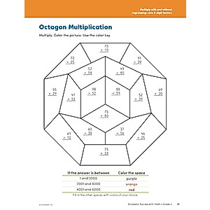 Scholastic Success with Math Grade 4 Workbook